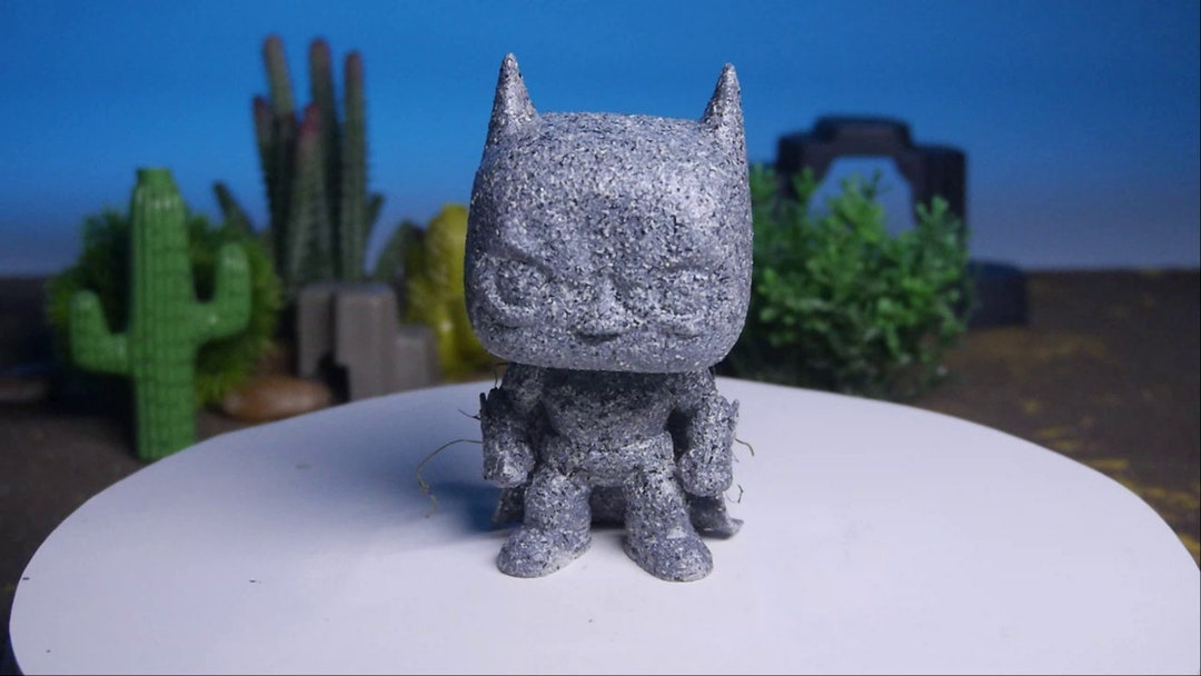Granite Statue Batman Funko Pop Custom Repaint - Etsy