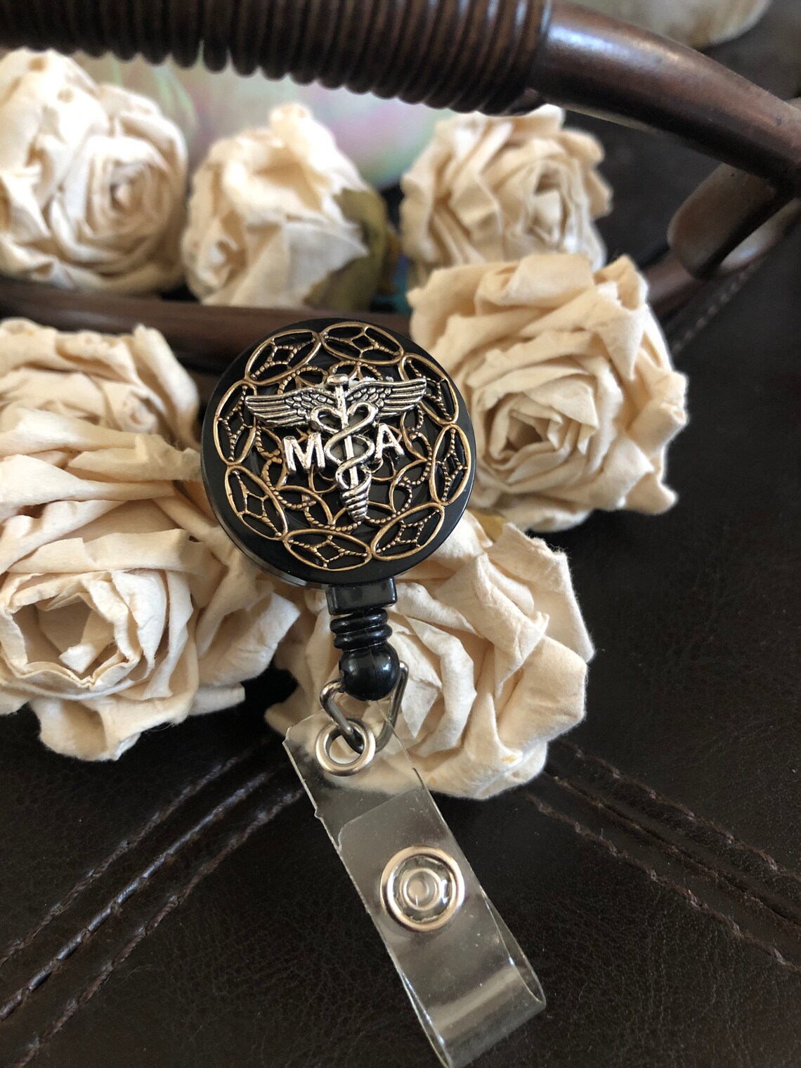 Medical Assistant Badge Reel Medical Assistant Gift MA Badge | Etsy