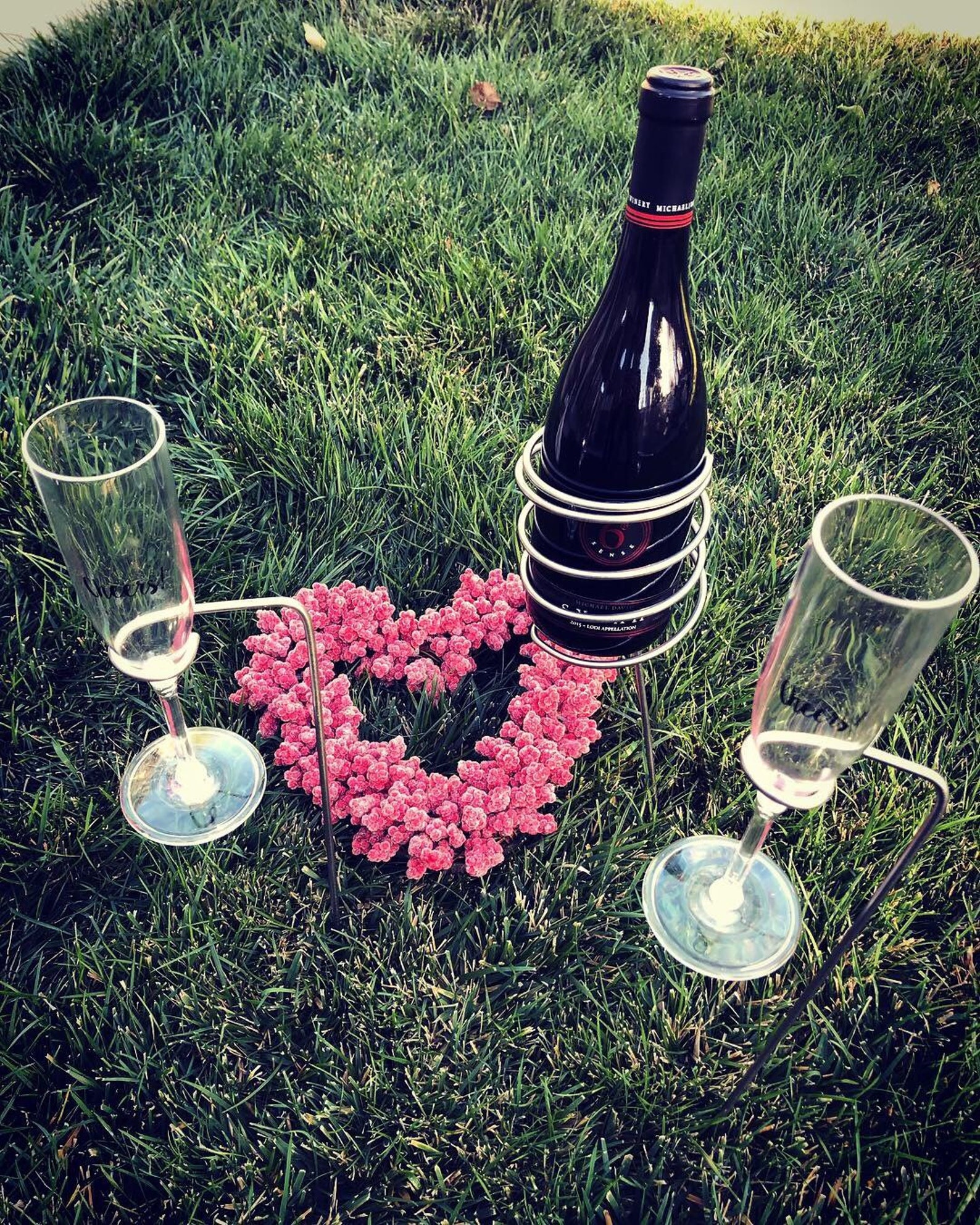 Wine Bottle Holder Wine Glass Holder Wine Ts Wine Lover Etsy