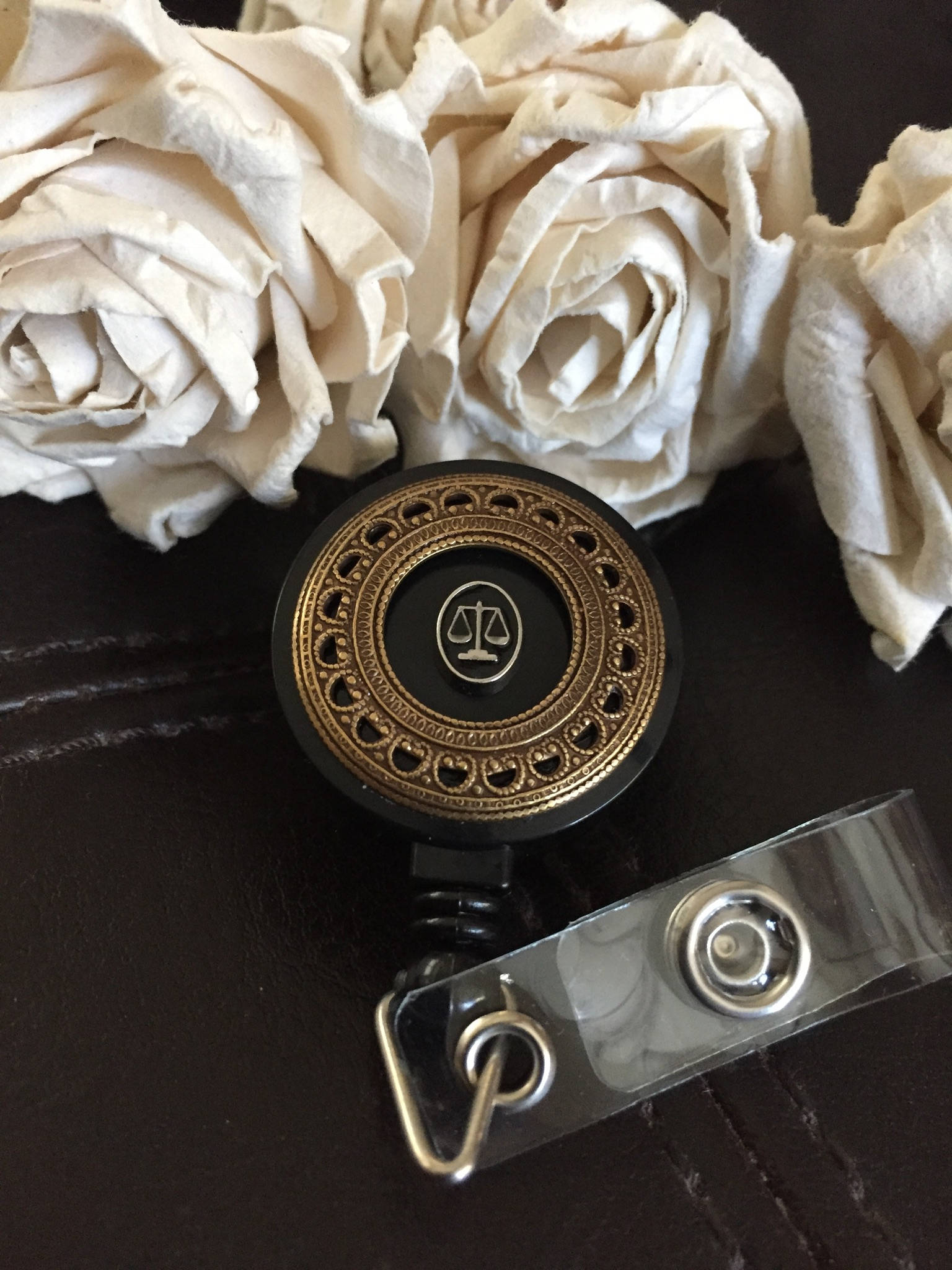 Lawyer gift law school gift judge gift retractable badge | Etsy