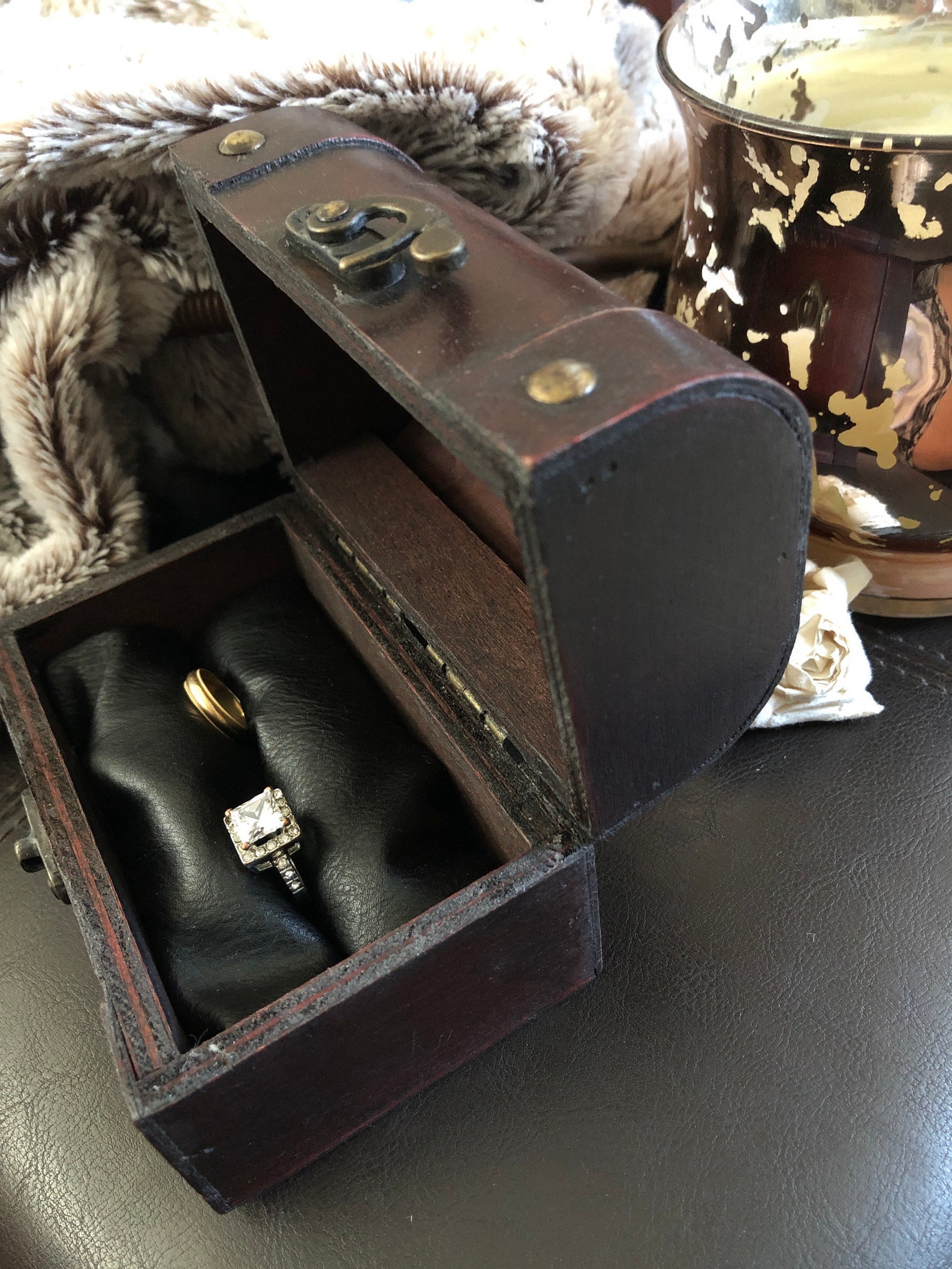 Ring Bearer Box Dragon Jewelry Box Wedding Ring Case Wooden - Etsy