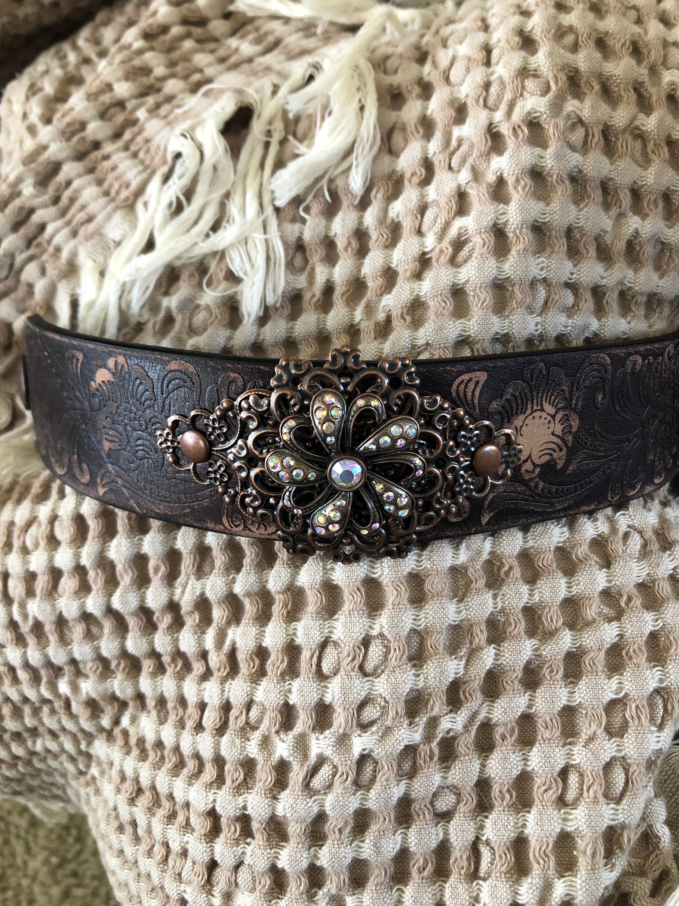 Leather cuff western cuff western jewelry leather bracelet | Etsy