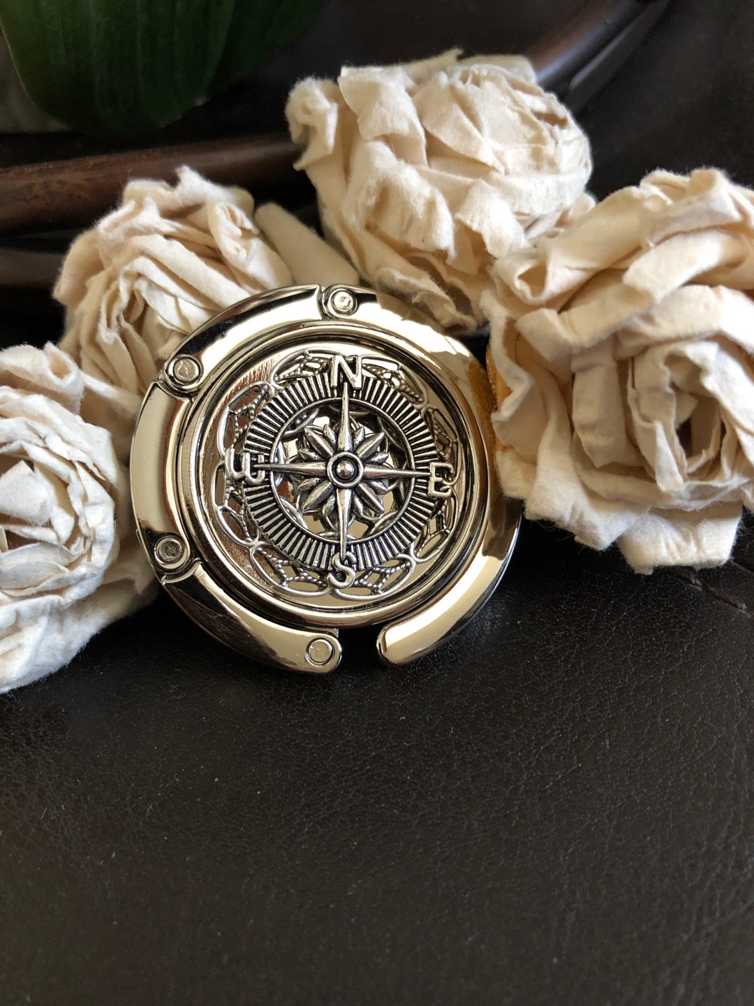 Compass Purse Hook, Nautical Gifts, Table Hook for Purse, Compass Gift ...