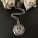 Peace Sign Locket, Peace Sign Necklace, Peace Sign Gift, Peace Jewelry ...