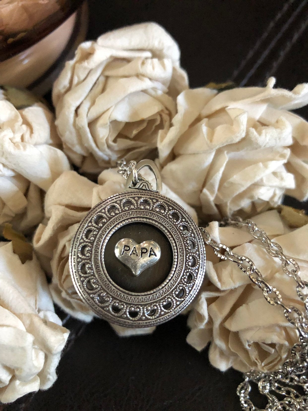 In memory of papa locket grandpa locketin memory jewelry - Etsy.de