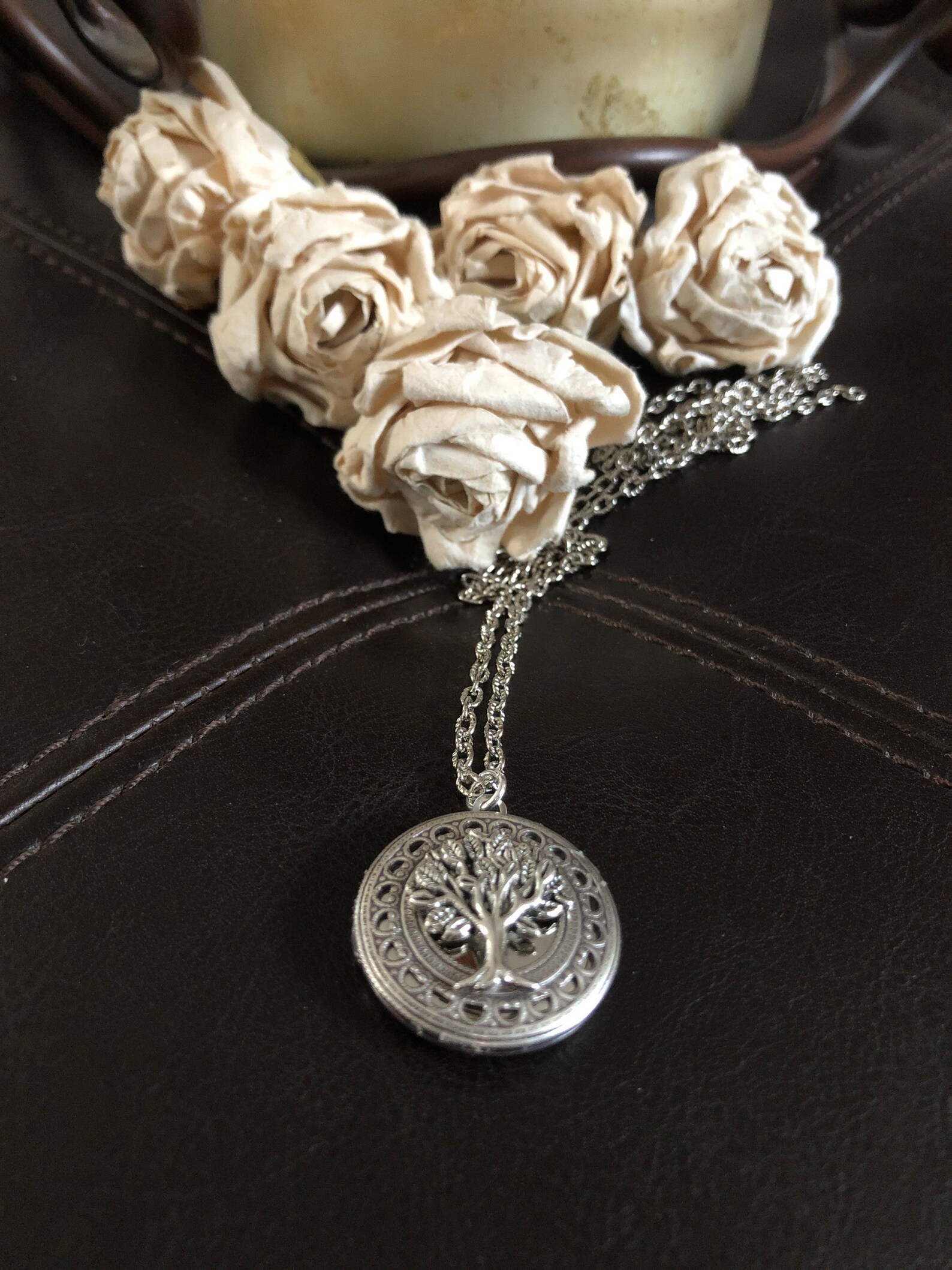 Tree of Life Locket, Gift for Mom, Tree of Life Gift, Family Tree Photo ...