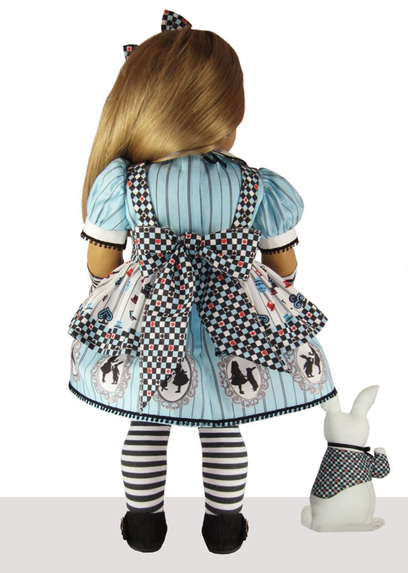 18 Inch "look It's Alice!" Kit to Sew - Costume+white Rabbit- Fits Doll ...