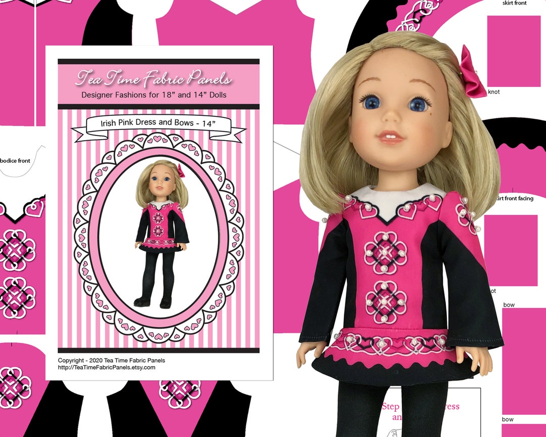 SALE 14 Inch irish Step Dancing Outfit Kit to Sew Fits Doll Shown and ...