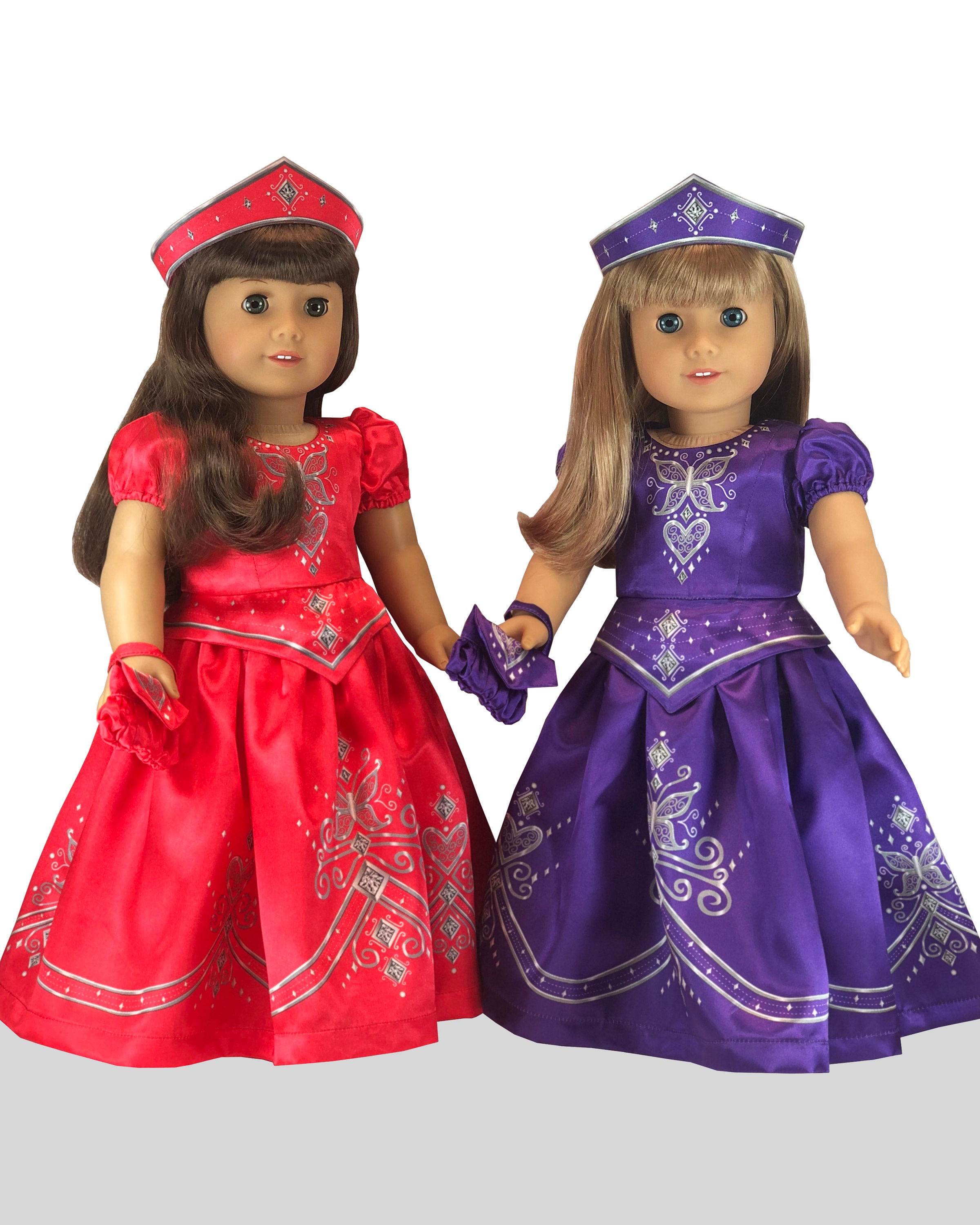 18 Inch Red Sparkle Princess Gown Kit to Sew for - Etsy
