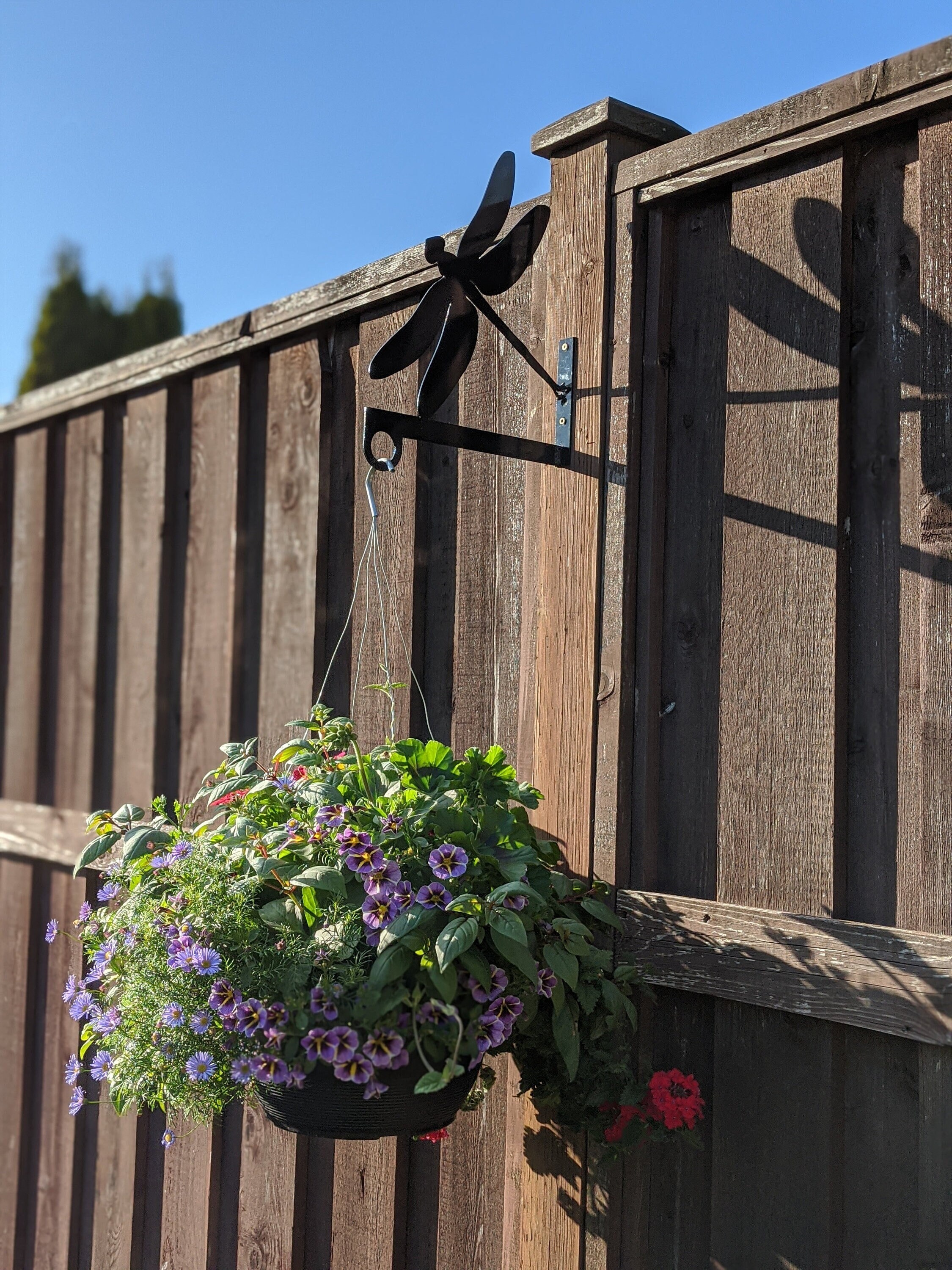 Dragonfly Flower Basket Hanger | Etsy