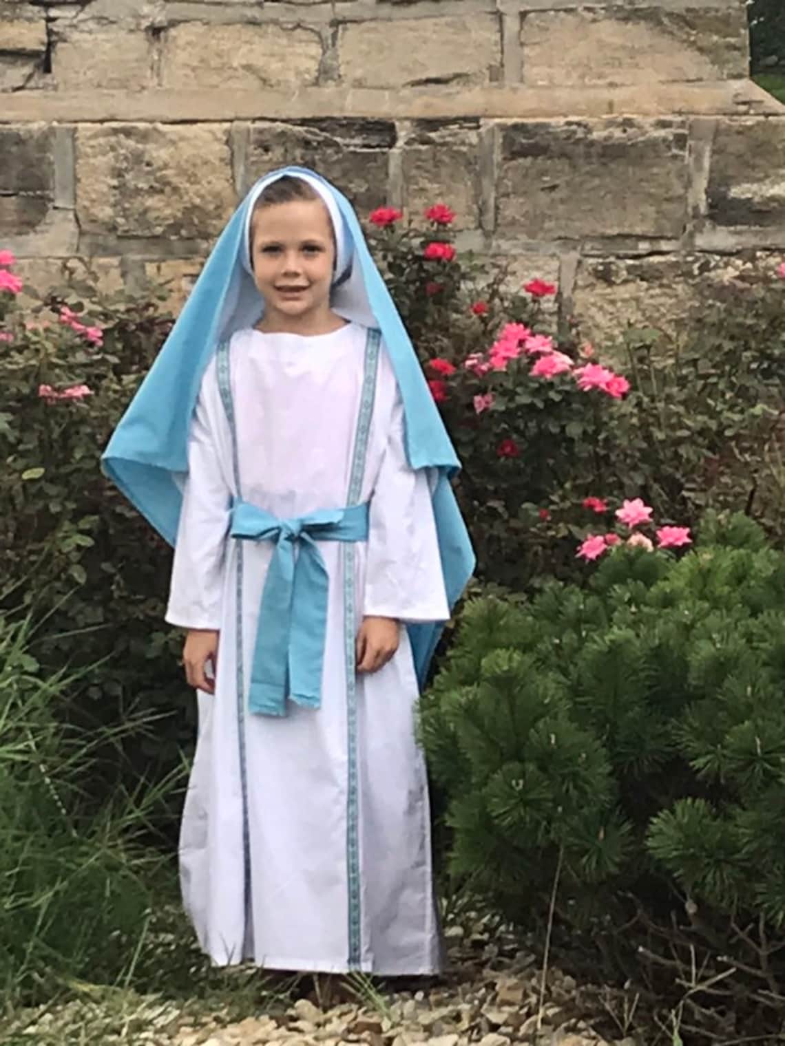 Blessed Mother Mary Costume Mother Mary Costume Nativity - Etsy