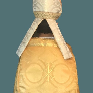 Bishop Vestments Including Cope and Mitre, Bishop Costume, Pontifical ...