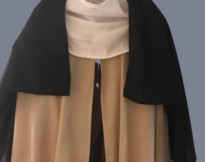 Nun's Costume Cosplay Horror Movie Valak Costume Renaissance Dress ...