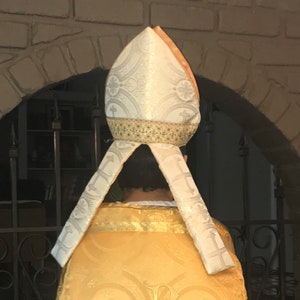 Costume Pope/ Bishop Mitre, Pope Hat, Catholic Hat, Catholic Costume ...