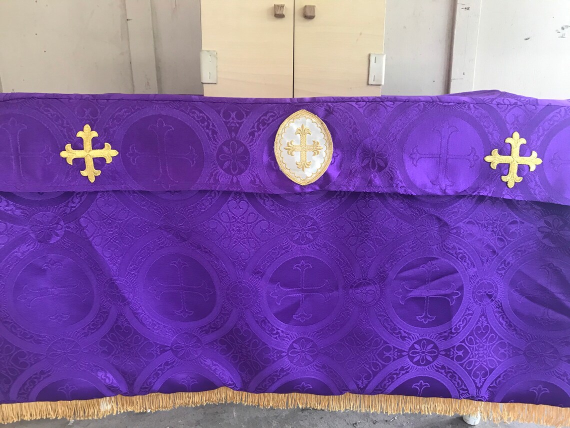 Catholic Altar Frontal Altar cloth Reversible Colored Altar | Etsy