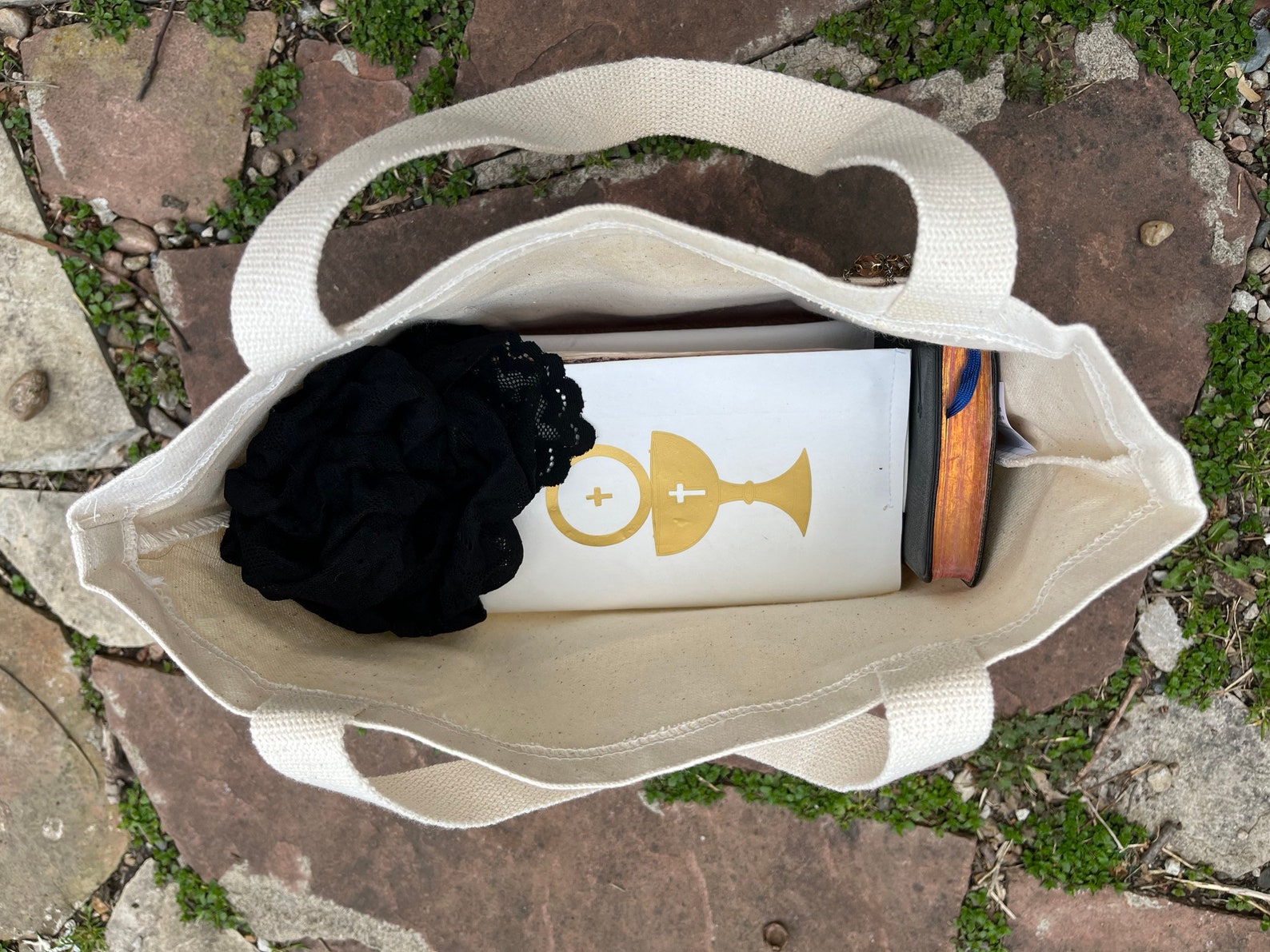 Personalized Standing Mass Tote Bag Church Bag Catholic - Etsy