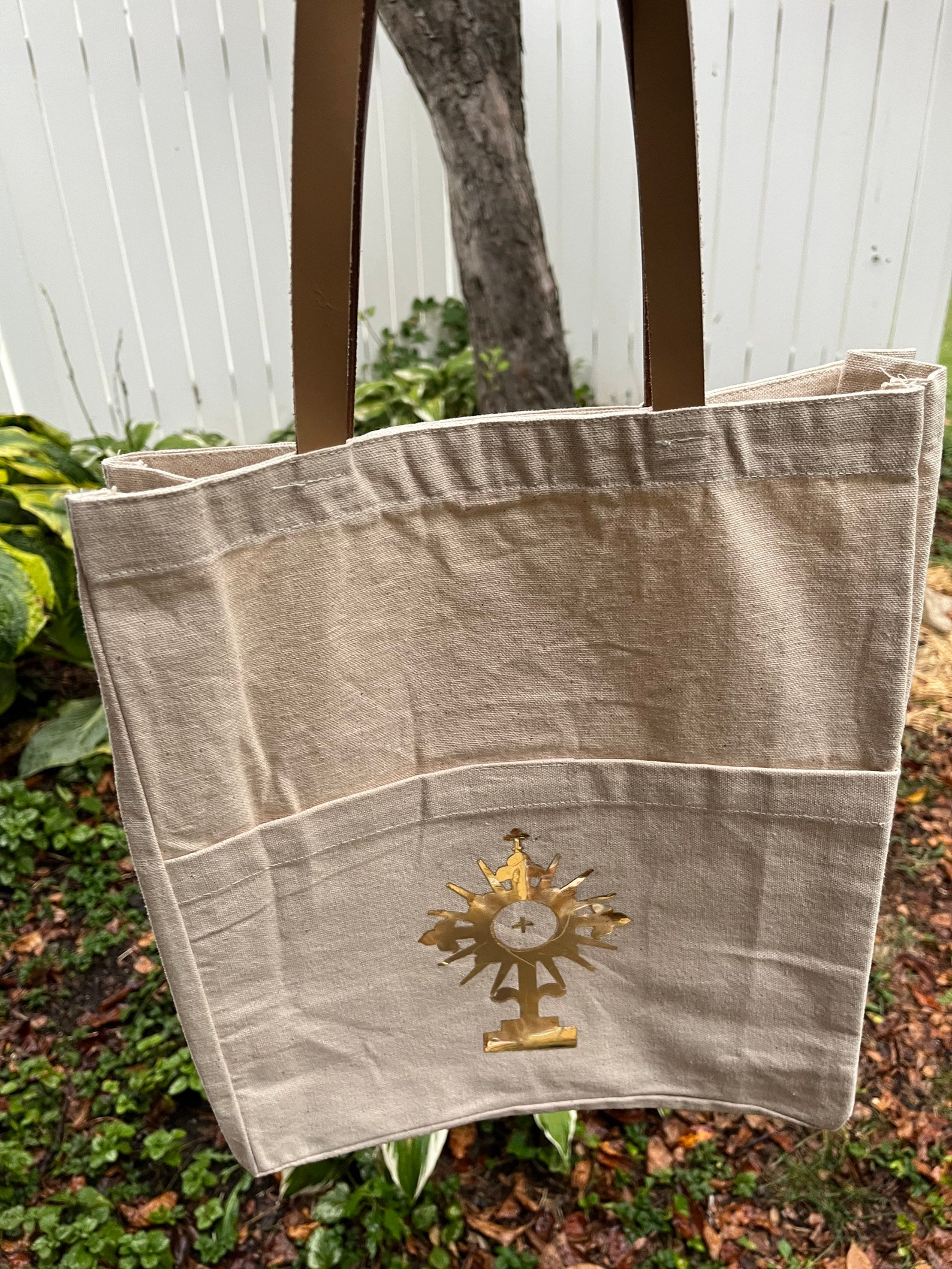 Personalized Standing Mass Tote Bag, Church, Bag, Catholic, Chalice and ...