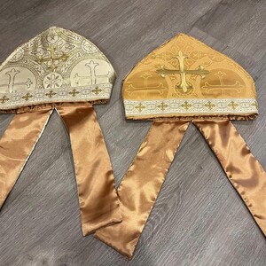 Costume Pope/ Bishop Mitre, Pope Hat, Catholic Hat, Catholic Costume ...