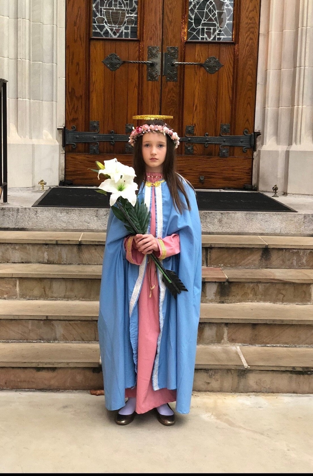 Santa Filomena Santa Cecilia Santa María Goretti santa niña disfraz ...