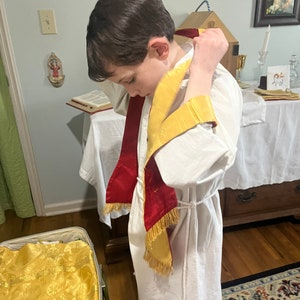 Traditional Catholic Mass Vesting Prayer Card - Etsy