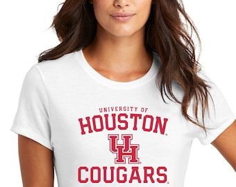 Houston Cougars Shirt for Women Women's University of Houston Tshirt 3 ...