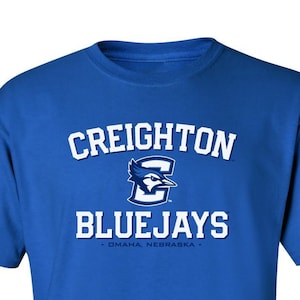 Creighton Tshirt | Bluejays Primary Logo | Creighton Bluejays Shirt ...
