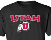 Utah Utes Tshirt Utah Utes Shirt Utah Utes Tee Utah Utes Football T ...