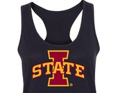Iowa State Cyclones Tank Top Primary Logo Tshirt Racerback ISU - Etsy