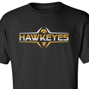 Iowa Hawkeyes T-shirt Iowa Hawkeye Football Shirt Hawkeye Tee Iowa ...