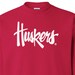 Nebraska Cornhuskers Sweatshirt Legacy Script Huskers Crewneck ...