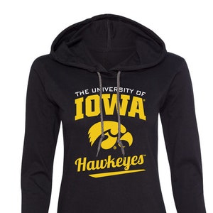 Womens Iowa Hawkeyes Tee Shirt the University of Iowa Script Hawkeyes ...