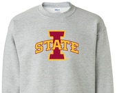 Iowa State Cyclones Sweatshirt Primary Logo Cyclone Crewneck | Etsy