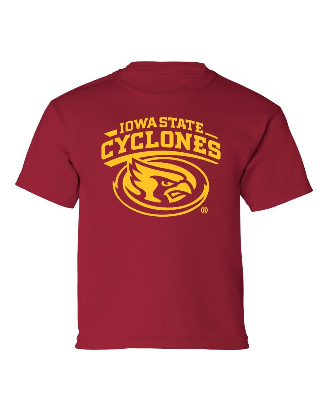 Iowa State Cyclones Youth T-shirt Cy Mascot Swirl Kids ISU - Etsy
