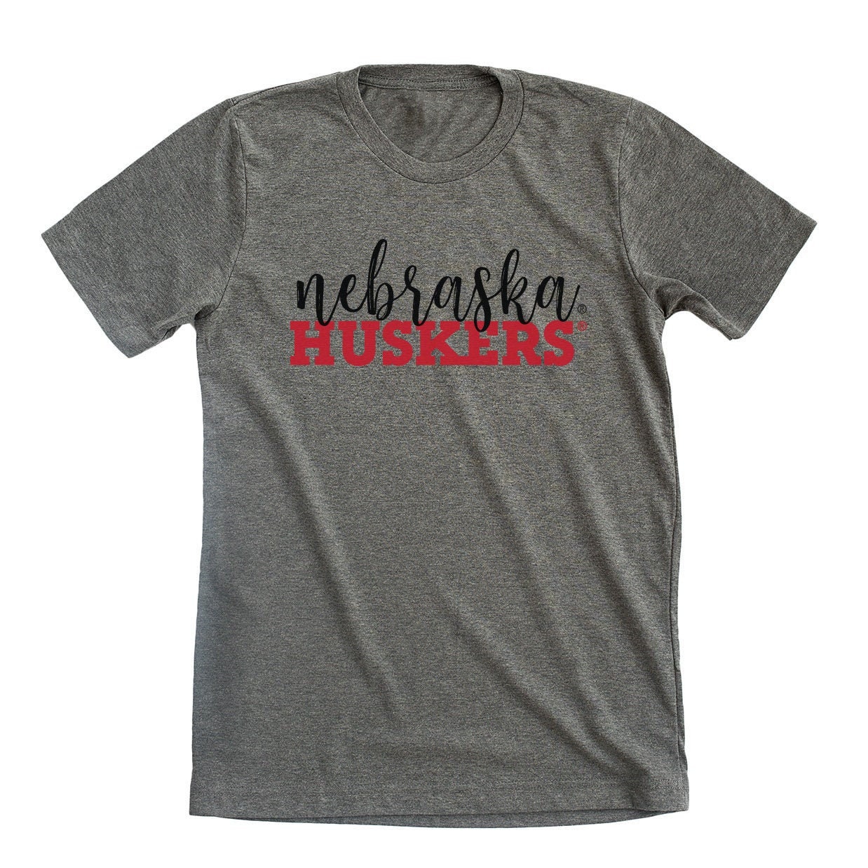 Women's Premium Nebraska Huskers Tee Script Nebraska HUSKERS Nebraska ...