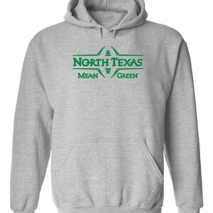 North Texas Mean Green Hoodie | Football Laces | North Texas Hooded ...
