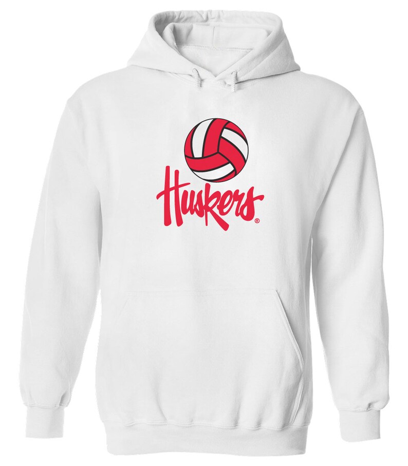 Nebraska Volleyball Legacy Script Huskers Hooded Sweatshirt Nebraska ...