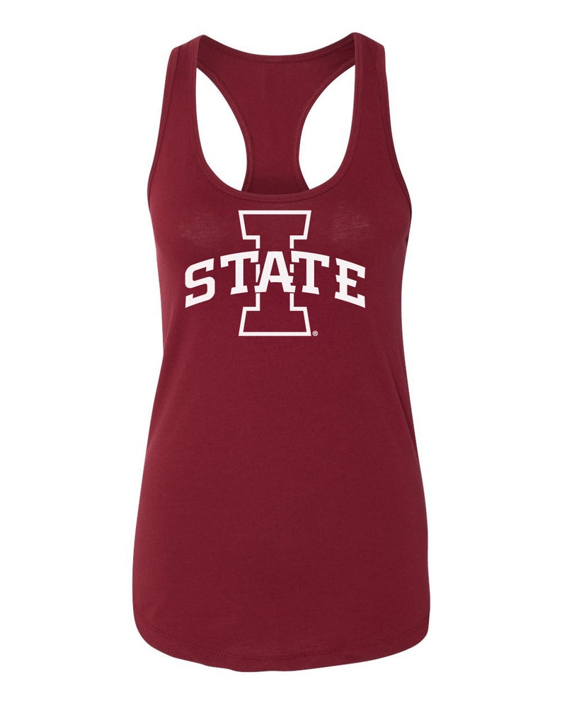 Iowa State Cyclones Tank Top Primary Logo Tshirt Racerback ISU - Etsy