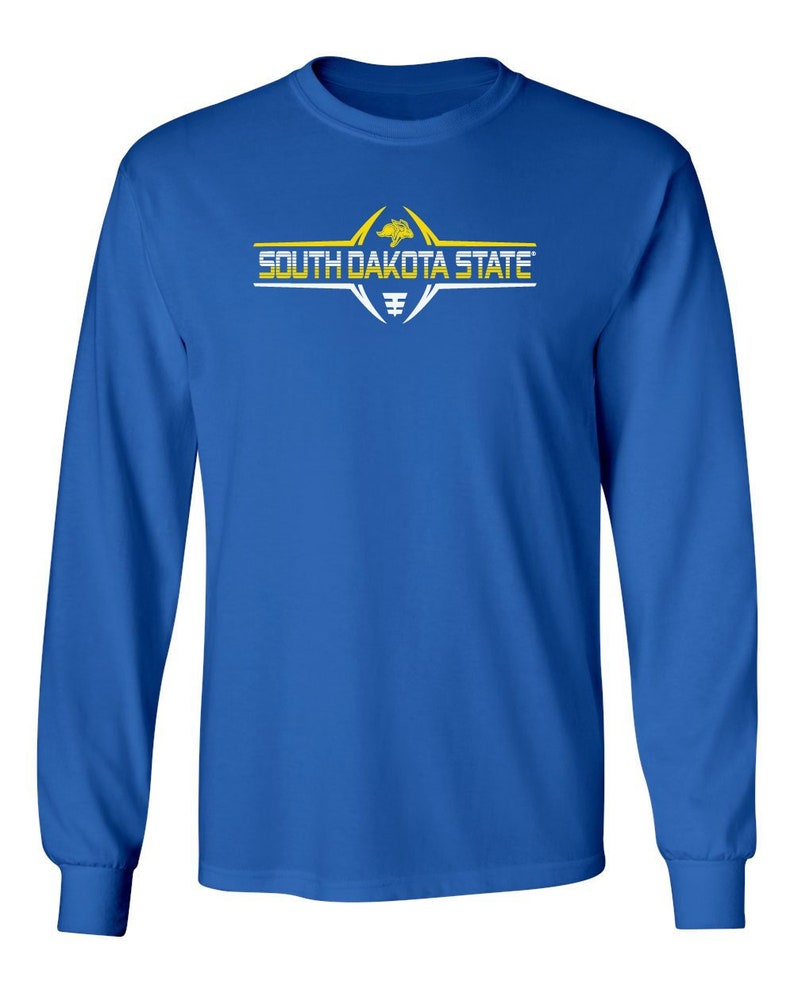 South Dakota State Tshirt | SDSU Football Laces | SDSU Jackrabbits 100% ...