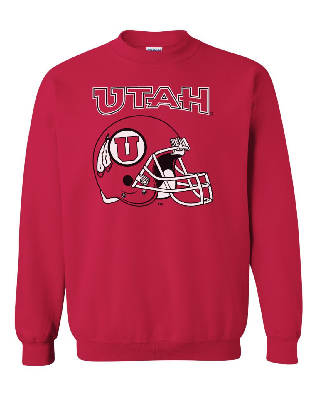 Utah Utes Crewneck Sweatshirt Utah Utes Sweatshirt Utah Utes Pullover ...