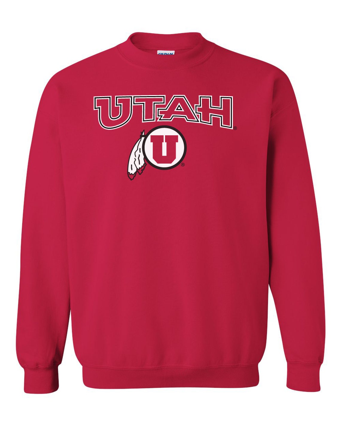 Utah Utes Crewneck Sweatshirt Utah Utes Sweatshirt Utah Utes Pullover ...