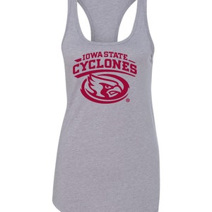 Iowa State Cyclones Tank Top Cy the ISU Mascot Swirl Tee Racerback ...