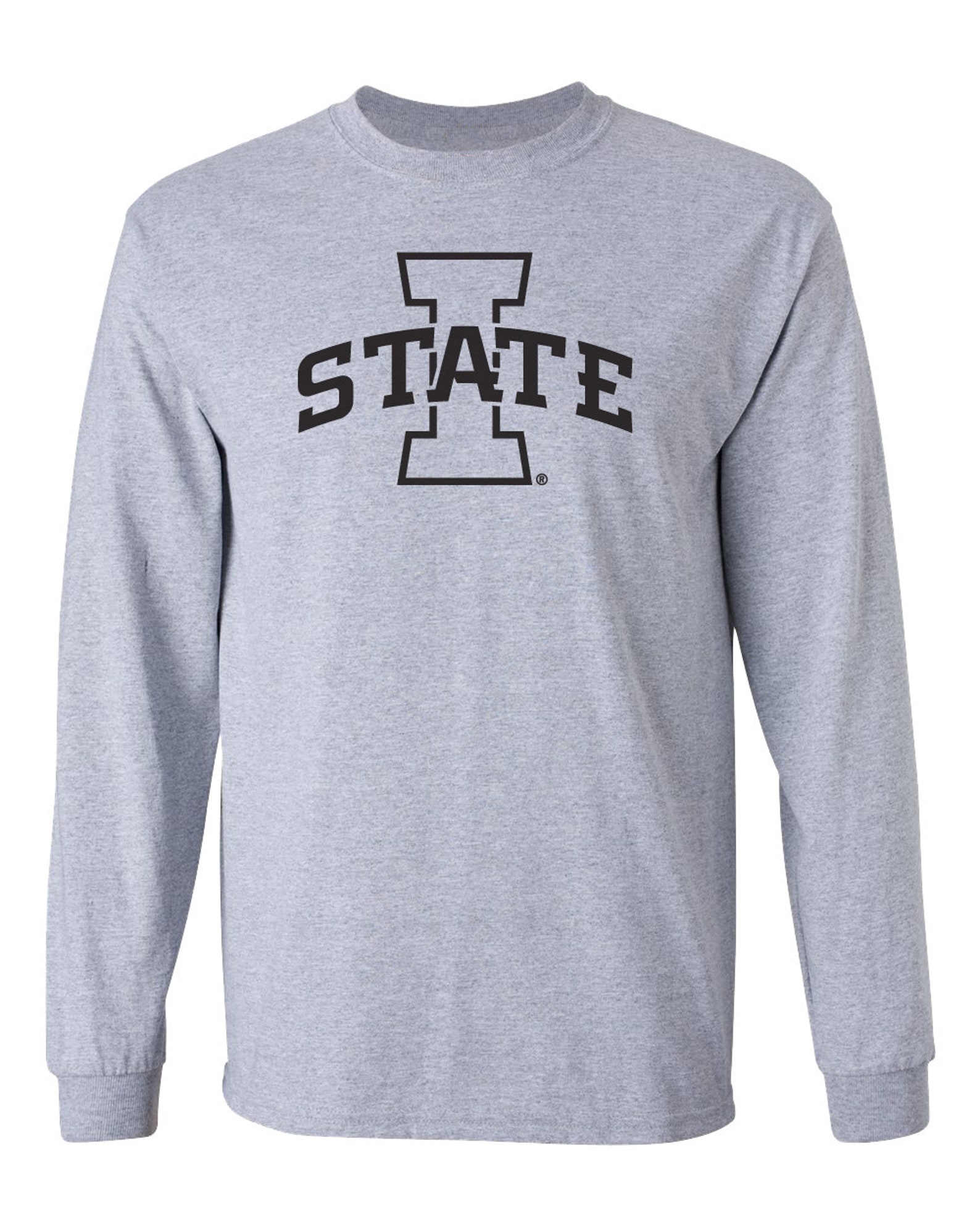 Iowa State Cyclones Tee Shirt Long Sleeve I-STATE Logo - Etsy