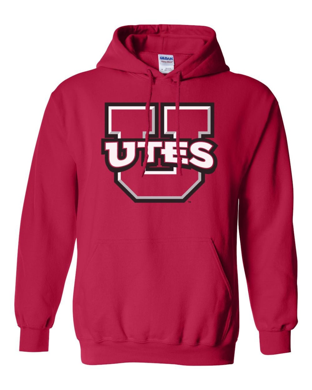 Utah Utes Hoodie Utah Utes Sweatshirt Utah Utes Hooded Sweatshirt Utah ...