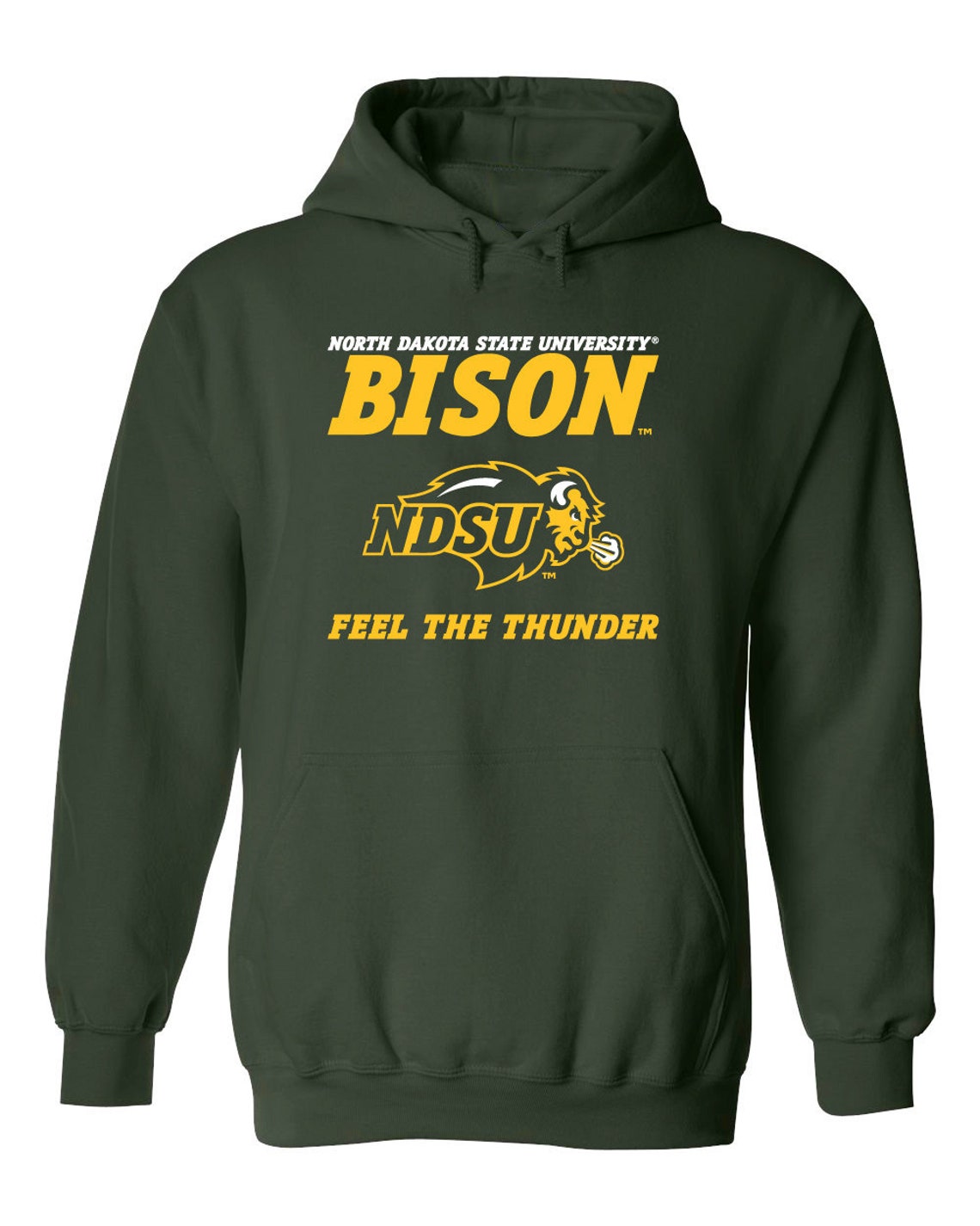 NDSU Sweatshirt NDSU Hoodie North Dakota State Sweatshirts NDSU Bison ...