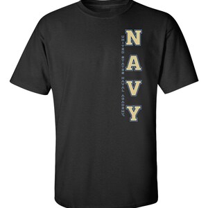 Navy Midshipmen Tshirt | Vertical NAVY | Navy Shirt | Unisex T-shirt ...