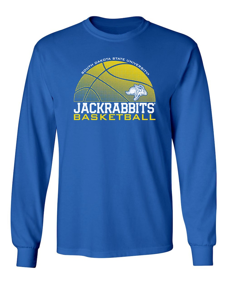 South Dakota State Tshirt SDSU Basketball T-shirt SDSU Jackrabbits 100% ...
