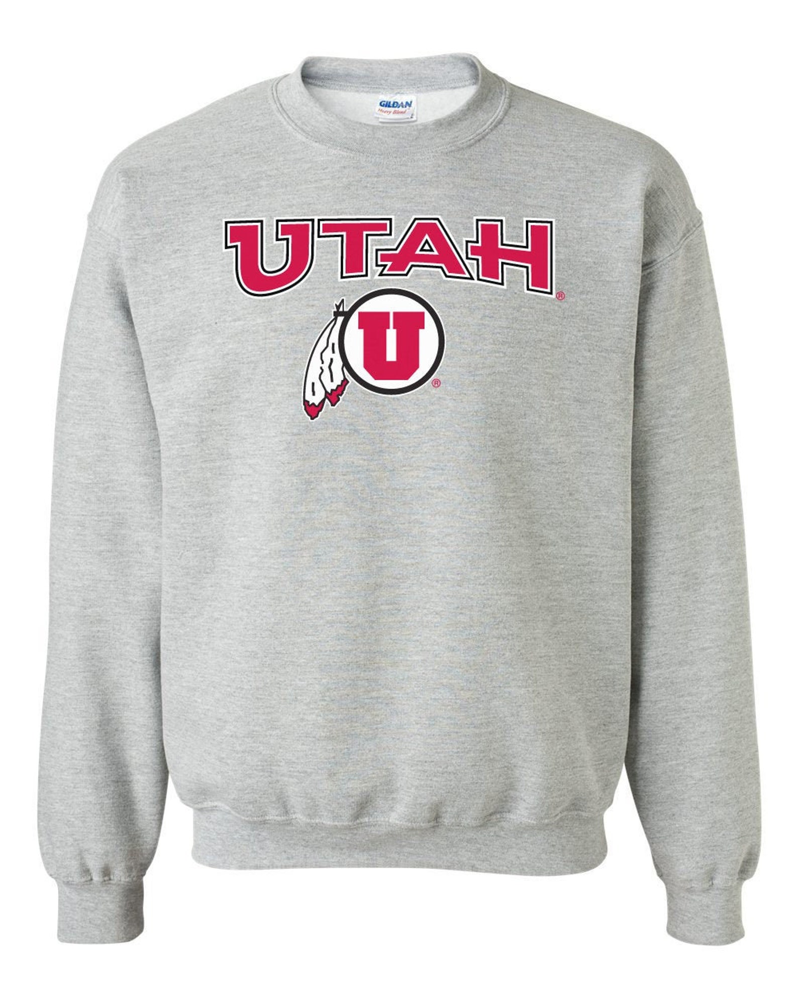 Utah Utes Crewneck Sweatshirt Utah Utes Sweatshirt Utah Utes Pullover ...