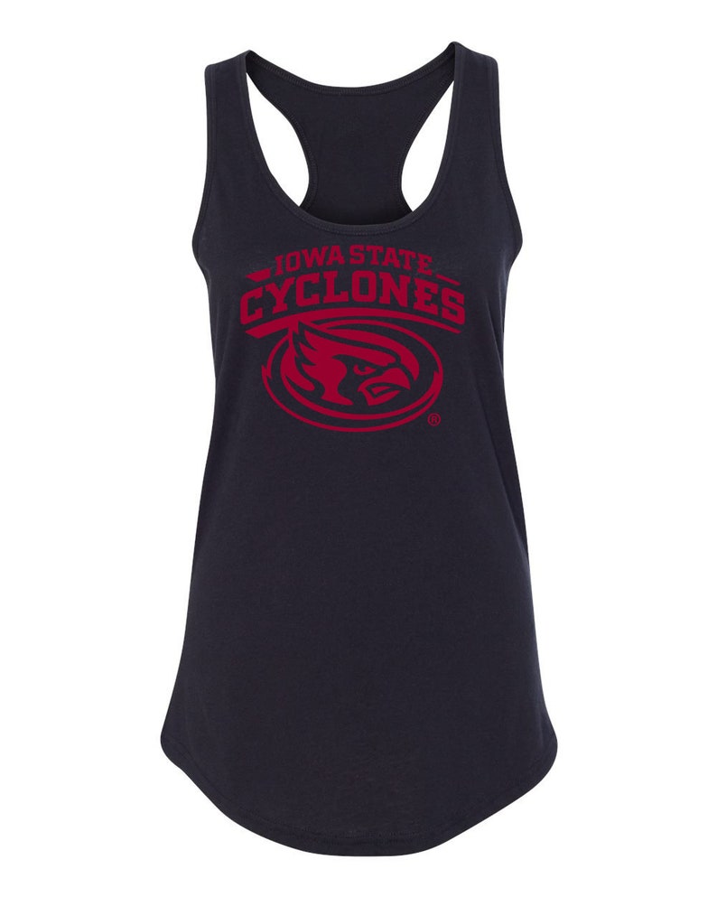 Iowa State Cyclones Tank Top Cy the ISU Mascot Swirl Tee - Etsy