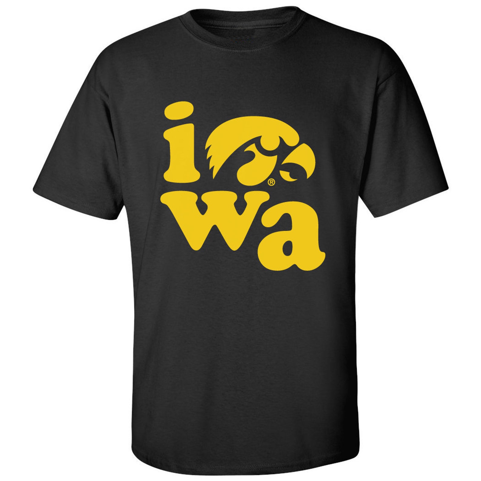 Iowa Hawkeyes Tee Shirt | Iowa Stacked | Iowa Hawkeye Shirt Hawkeyes T ...
