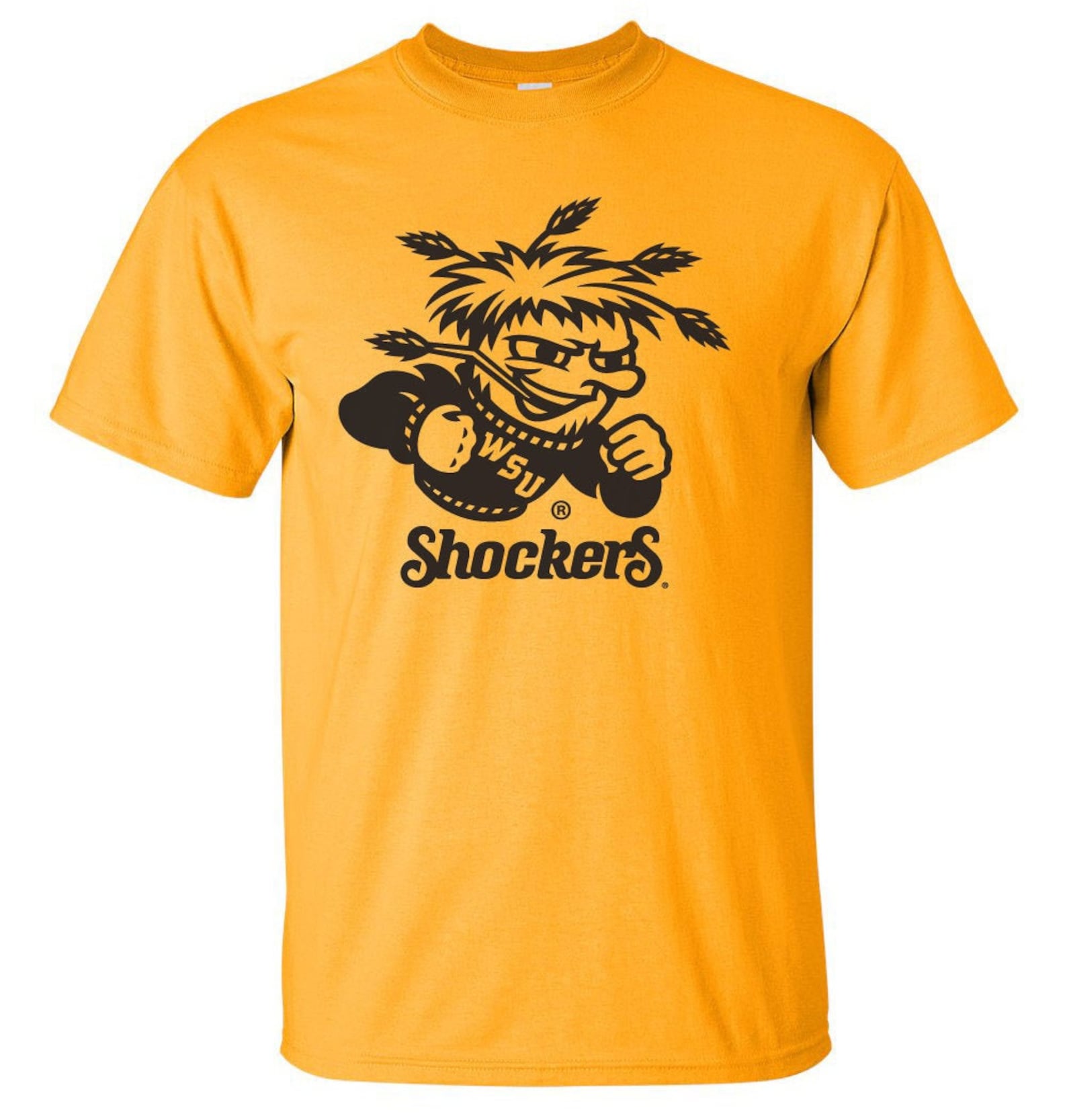 Wichita State Shockers Tshirt WSU Shirt Wushock Logo Wichita State Tee ...